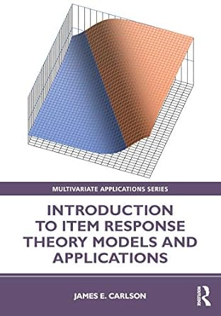 Introduction to Item Response Theory Models and Applications - Ravi Book Company